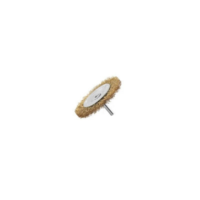 ABRACS SPINDLE CIRCULAR WIRE BRUSH NATURAL/STEEL (100MM)