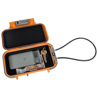 ABS Sports Security Box with Combination Lock & Cable - Waterproof ...