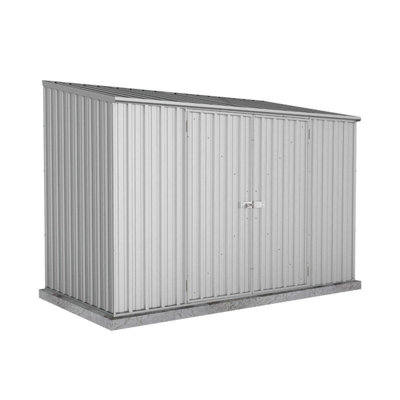 Absco Space Saver Pent Titanium Metal Garden Storage Shed 3m x 1.52m ...