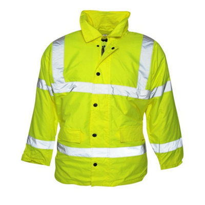 Absolute Apparel Mens Hi Viz Jacket | DIY at B&Q