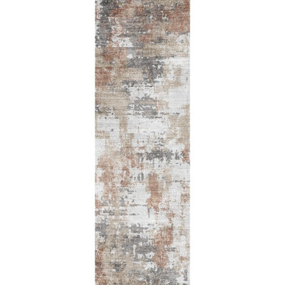 Abstract Rust Runner - Silk Road Collection 180cm x 60cm