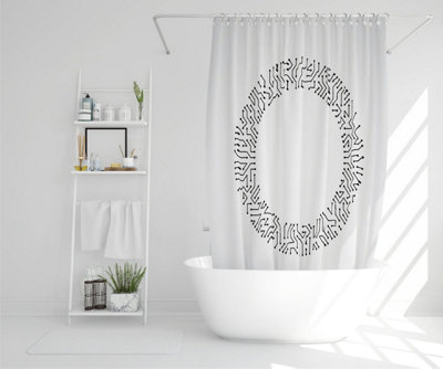 ABSTRACT TECHNOLOGY (SHOWER CURTAIN) / DEFAULT TITLE