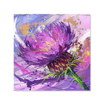Abstract Thistle Kitchen Splashback