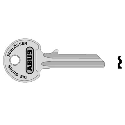 ABUS Mechanical 00835 36/55 55mm Right Hand Key Blank ABUKB00835