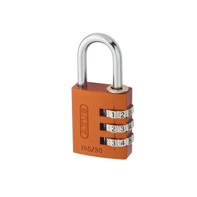 Abus Mechanical 145 Series Aluminium Combination Padlock Multi Colour ...