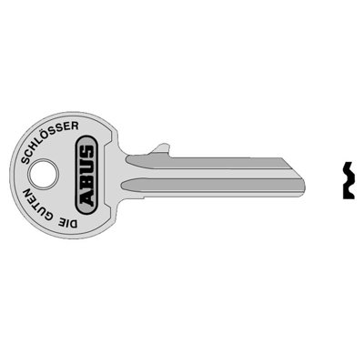 Abus Mechanical 36/55 55mm Right Hand Key Blank Multi Colour (One Size)