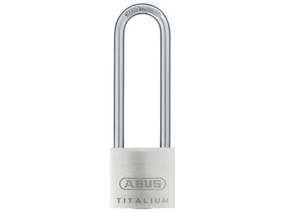 ABUS Mechanical 64TI/30mm TITALIUM™ Padlock 60mm Long Shackle Keyed Alike KA6311