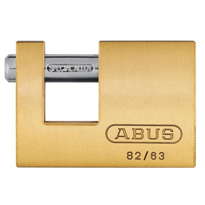 Abus Mechanical 82 Series Monoblock Shutter Padlock Multi Colour (63mm ...