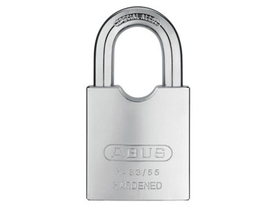 ABUS Mechanical - 83/55mm Rock Hardened Steel Padlock | DIY at B&Q