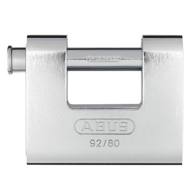 Abus Mechanical 92 Series Monoblock Shutter Padlock Multi Colour (80mm)