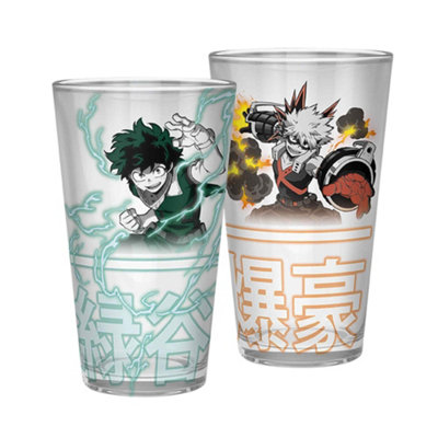 ABYstyle My Hero Academia Izuku & Bakugo 400ml High Ball Glass