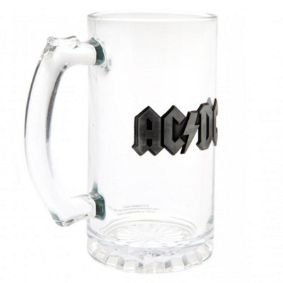 AC/DC Gl Tankard Transparent (14 x 9cm) | DIY at B&Q