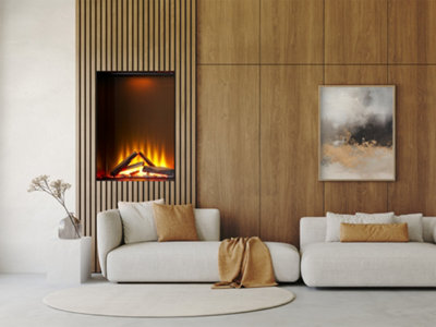 Acantha Aspire 50 Portrait Fully Inset Media Wall Electric Fire