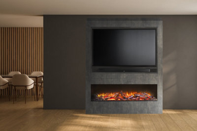 Acantha Athena Pre-Built Slate Venetian Plaster Effect Fully Inset ...