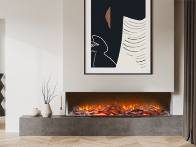 Acantha Ignis 1500 Panoramic Media Wall Electric Fire