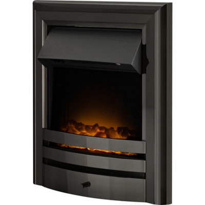Acantha Vela Electric Fire in Black Nickel