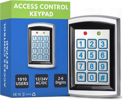 Access Control IP65 Proximity Keypad for Indoor & Outdoor Use, 12-24V ...