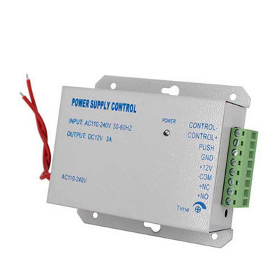 Access Control System Power Supply AC 110-240V to DC 12V 3A 36W, Access ...
