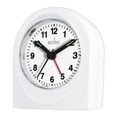 Acctim Palma Beep Beep Alarm Clock White (One Size)