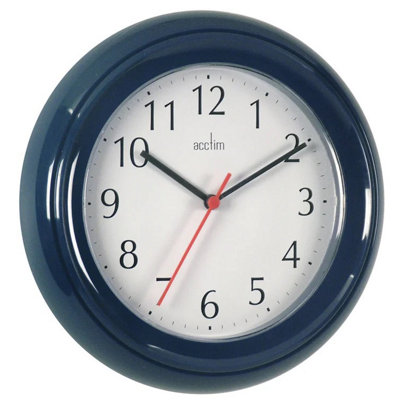 Acctim Wycombe Kitchen Office Quartz Numeric Numbers Wall Clock 22cm ...