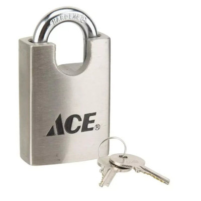 ACE 50mm Shrouded Padlock - Heavy-Duty Security with Hardened Steel ...