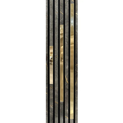 Acoustic Slat Wall Panel Covers Decorative Aluminium Slat Strips Covers ...