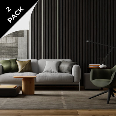 Acoustic wall panel LED strip lights - Cool Tone 2 Pack 2.4m