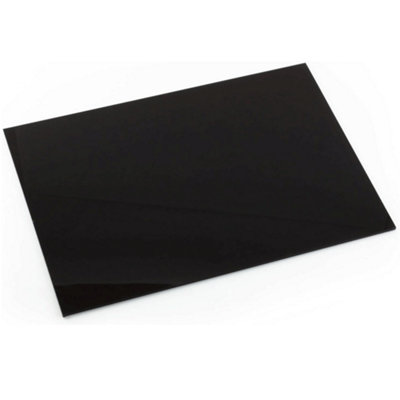 AcrylEx 3mm Premium Cast Acrylic Sheet - Black UV Protected Perspex ...