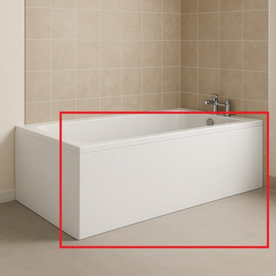 Acrylic Bath Panel White Front panel 1700mm