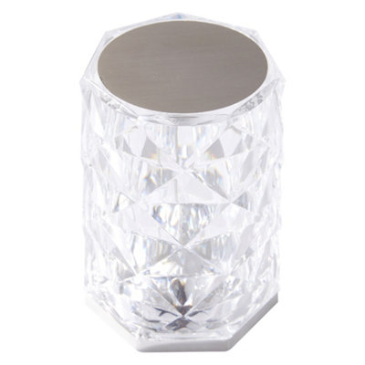 Acrylic Crystal Diamond RGB Dimmable LED Table Lamp with Remote Control ...