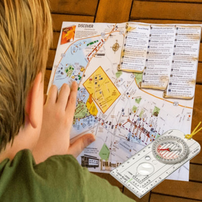 Acrylic Navigation Compass, Map Reading Waterproof Orienteering Compass ...