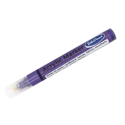 Acrylic Paint Marker Pen Permanent for Stone Leather Fabric Plastic ...