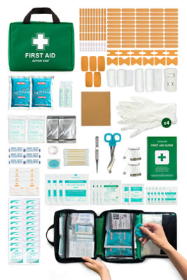 Active Era 220 Piece Premium First Aid Kit Bag