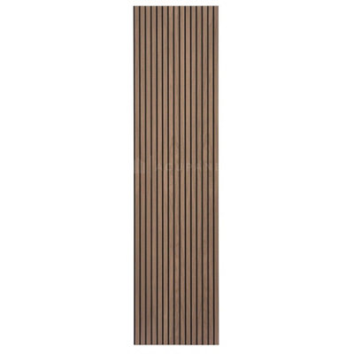 Acupanel Contemporary Walnut Wood Slat Wall Panel (Non-Acoustic) 240cm ...