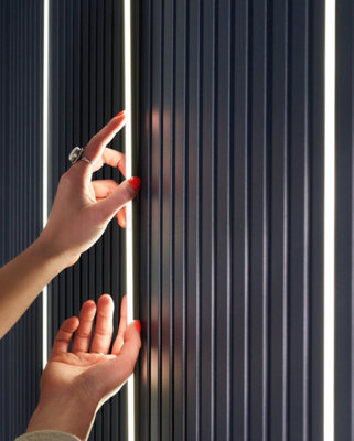Acupanel Glow Cool Tone LED Light Strip 4 Pack (3m) | DIY at B&Q
