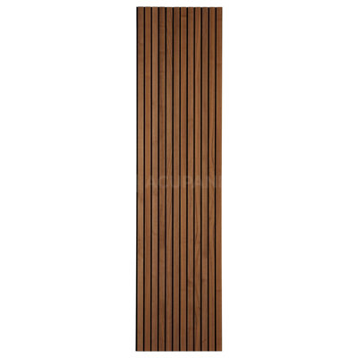 Acupanel Luxe Natural Walnut Acoustic Wood Slat Wall Panel 240cm x 60cm