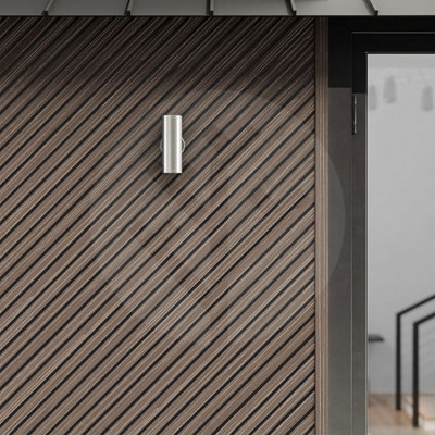 Acupanel Walnut Exterior Composite Wood-Effect Slat Wall Panels 2 x ...