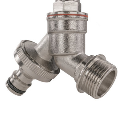 Adaptor+tap for water butts and rain barrels,requires a 26mm hole ...