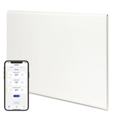 Adax Neo WIFI Electric Panel Heater, Wall Mounted, 600W, White | DIY at B&Q