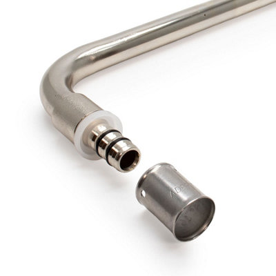 Adept - 16mm x 15mm - Copper Press Radiator Elbow Plated Heating Pipe ...