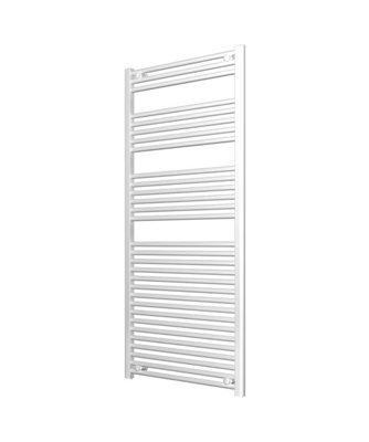 ADIGE WHITE HEATED TOWEL RAIL - LARGE 700MM WIDE, 1500MM HIGH