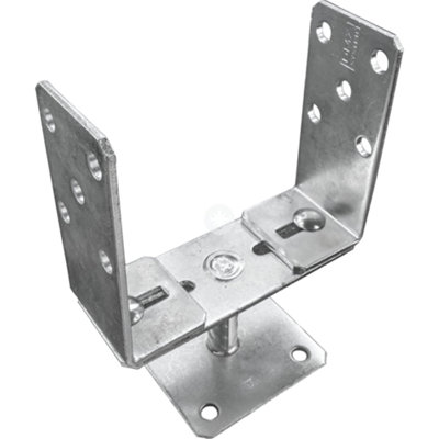 Adjustable 0-200mm Metal Brackets for Fence Post Repair to Concrete ...