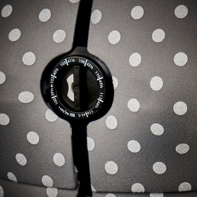 Adjustable 8-Part Dressmaking Dummy UK 6-10 Grey Polka Dot