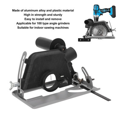 Adjustable Angle Grinder Stand - Durable Aluminum and Plastic Cutting Stand