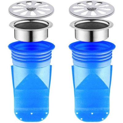 Adjustable Backflow Prevention, 2 Pack Silicone Floor Drain, One Way ...