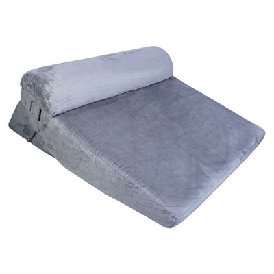 Adjustable Bed Wedge Pillow - Sloping Soft Foam Cushion with Gel ...