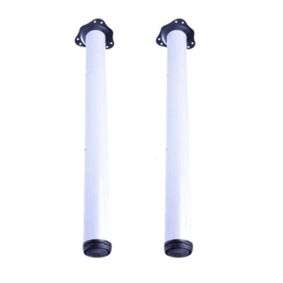 Adjustable Breakfast Bar Worktop Support Table Leg 1100mm (White, Pack ...