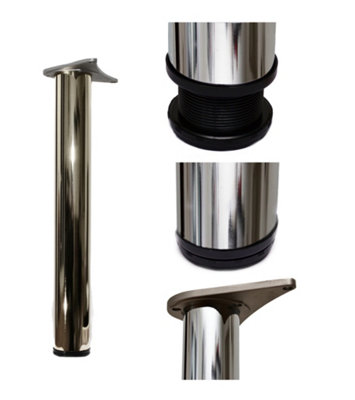 Adjustable Breakfast Bar Worktop Support Table Leg 710mm - Colour ...