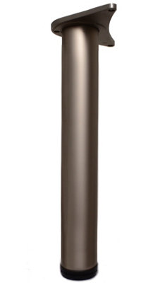 Adjustable Breakfast Bar Worktop Support Table Leg 870mm - Colour Satin ...