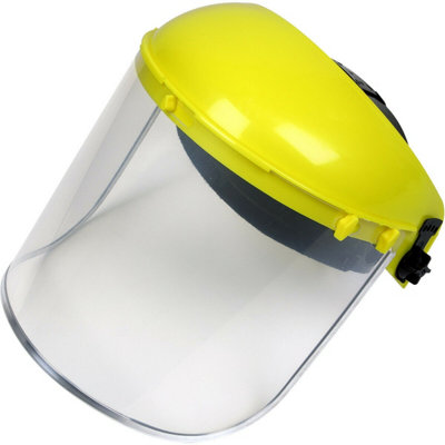 Adjustable Brow Guard with Full Face Shield for Ultimate Protection